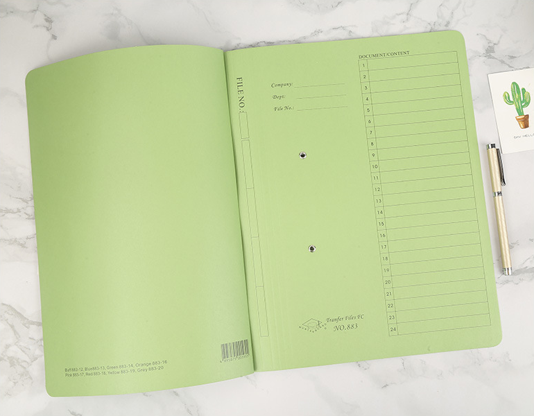 MB 883 Jiffex A4/F4 Transfer Files 紙皮彈簧快勞-天下文儀有限公司 (OfficeShopping.com.hk)