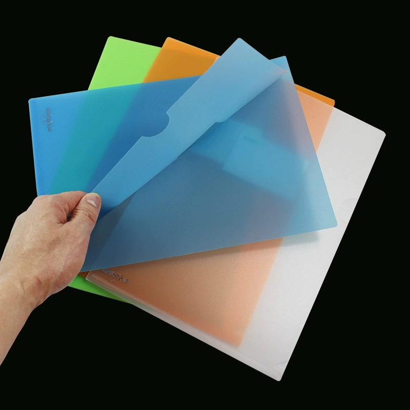 A4 Plastic Folder with Name Card Holder (6's) E311 可插卡片膠快勞-天下文儀有限公司 ...
